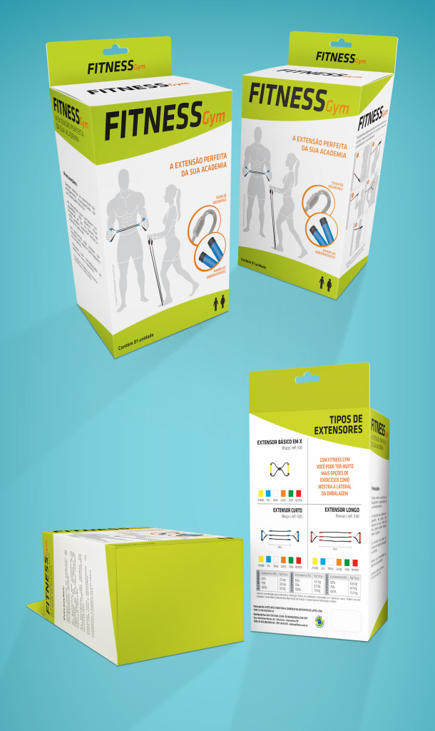 Criação de embalagem Fitness Gym - Mind Design