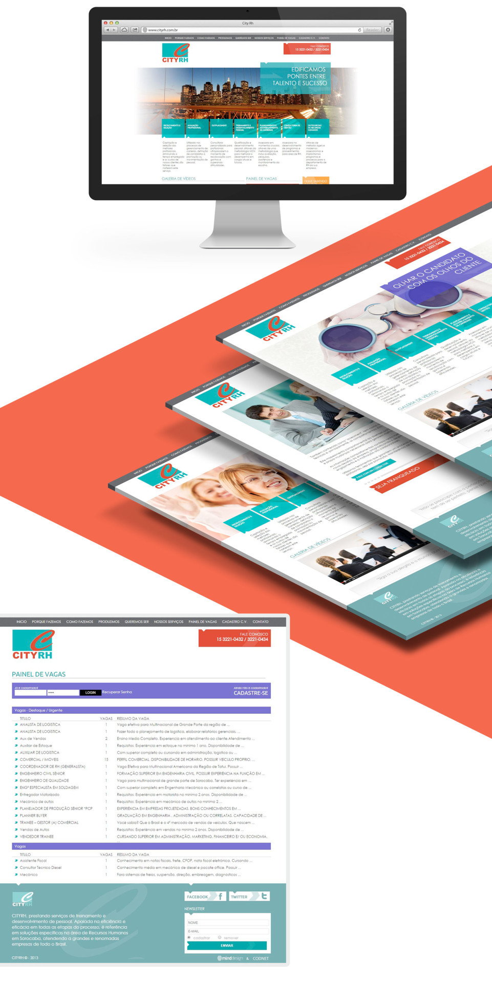 Site Institucional CITYRH - Mind Design